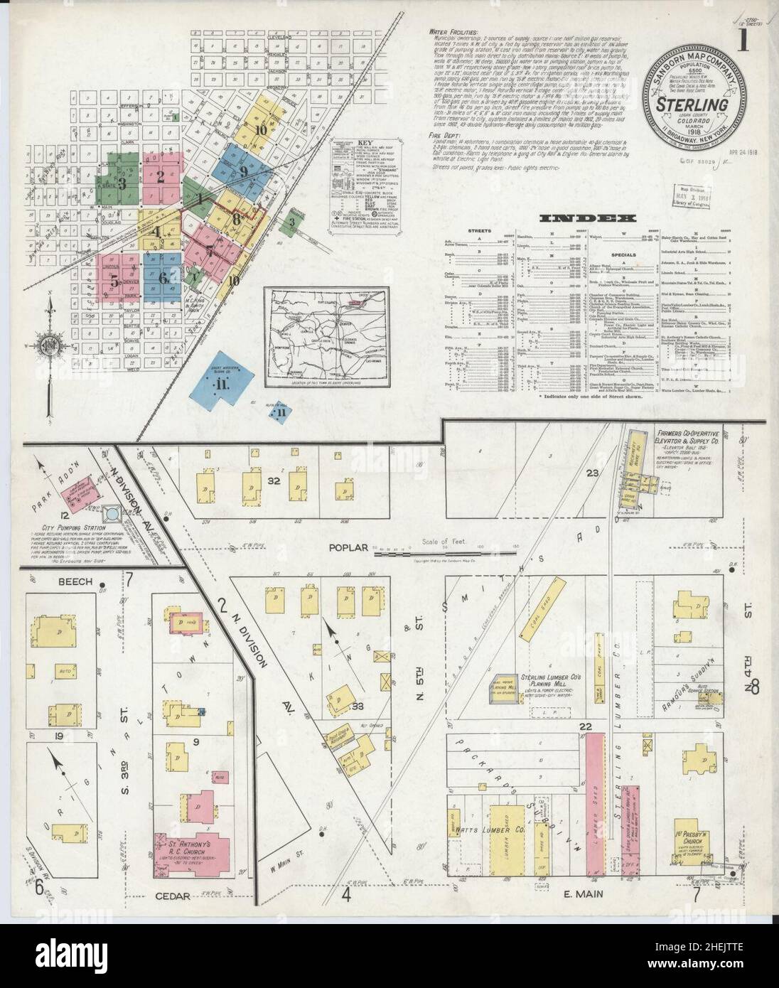 Sterling county map hi-res stock photography and images - Alamy