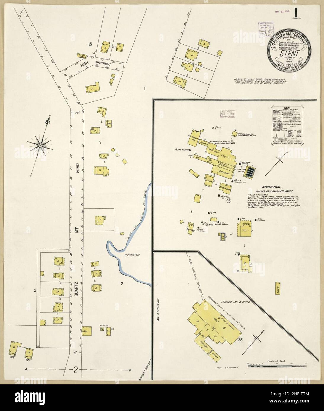Sanborn Fire Insurance Map from Stent, Tuolomne County, California ...