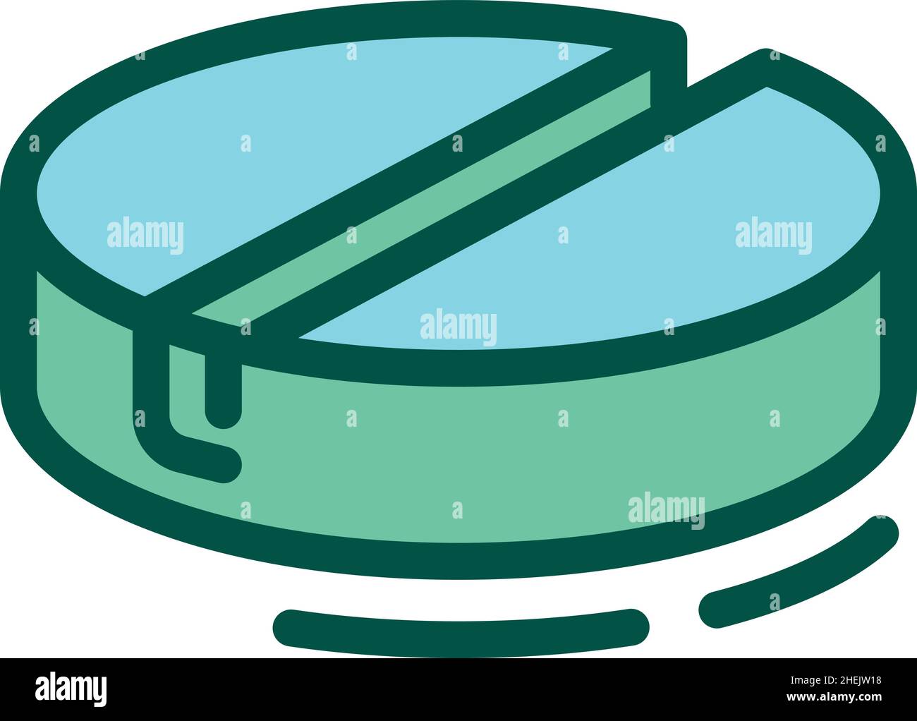 Round pill icon outline vector. Injection bacteria. Medical antibiotic ...