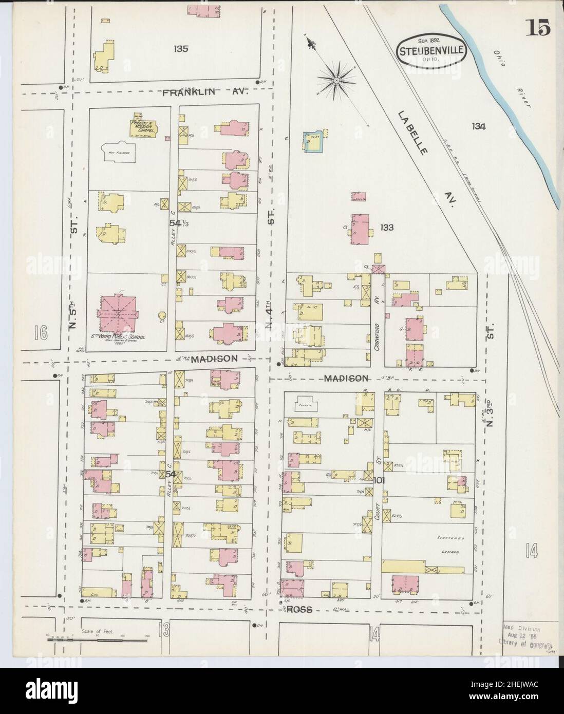 Sanborn Fire Insurance Map from Steubenville, Jefferson County, Ohio ...