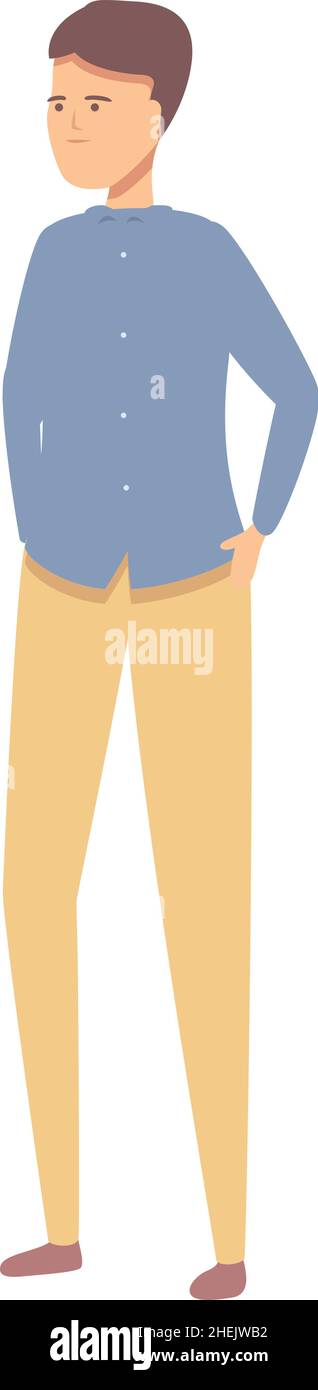 Promotion teenager icon cartoon vector. Fashion kid. Child happy Stock ...