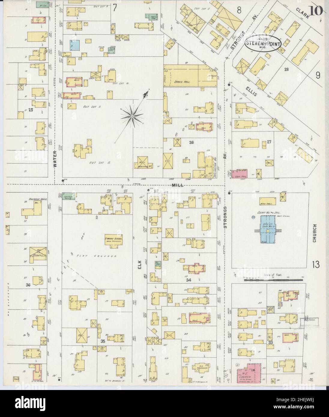 Map of stevens point hi-res stock photography and images - Alamy