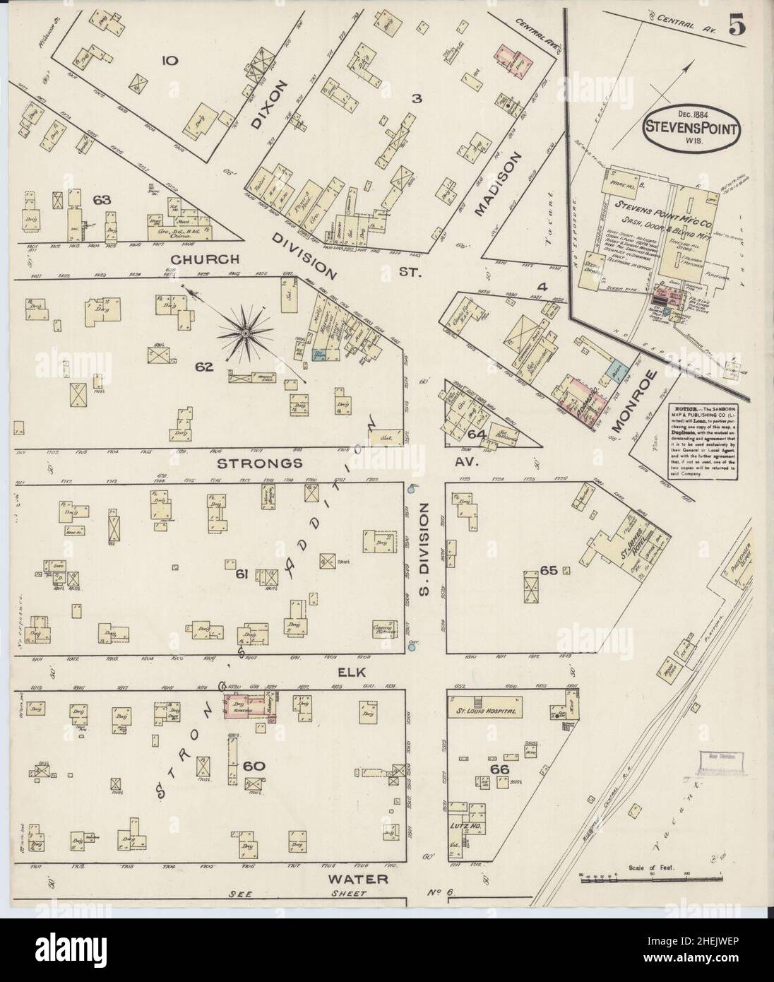 Map of stevens point hi-res stock photography and images - Alamy
