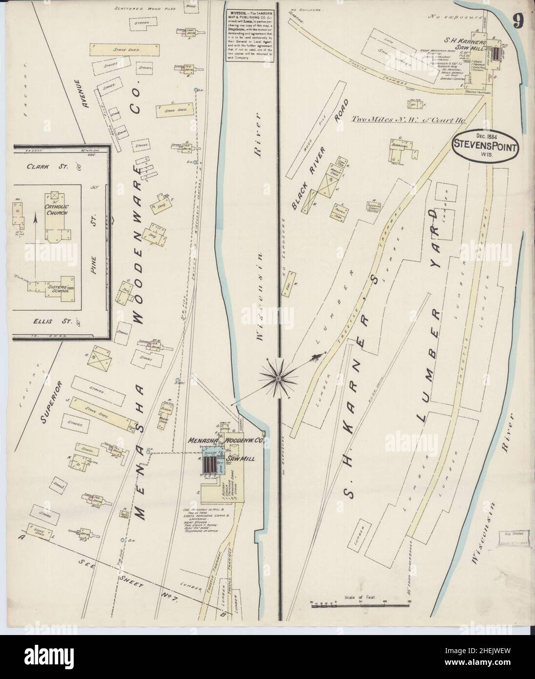Map of stevens point hi-res stock photography and images - Alamy