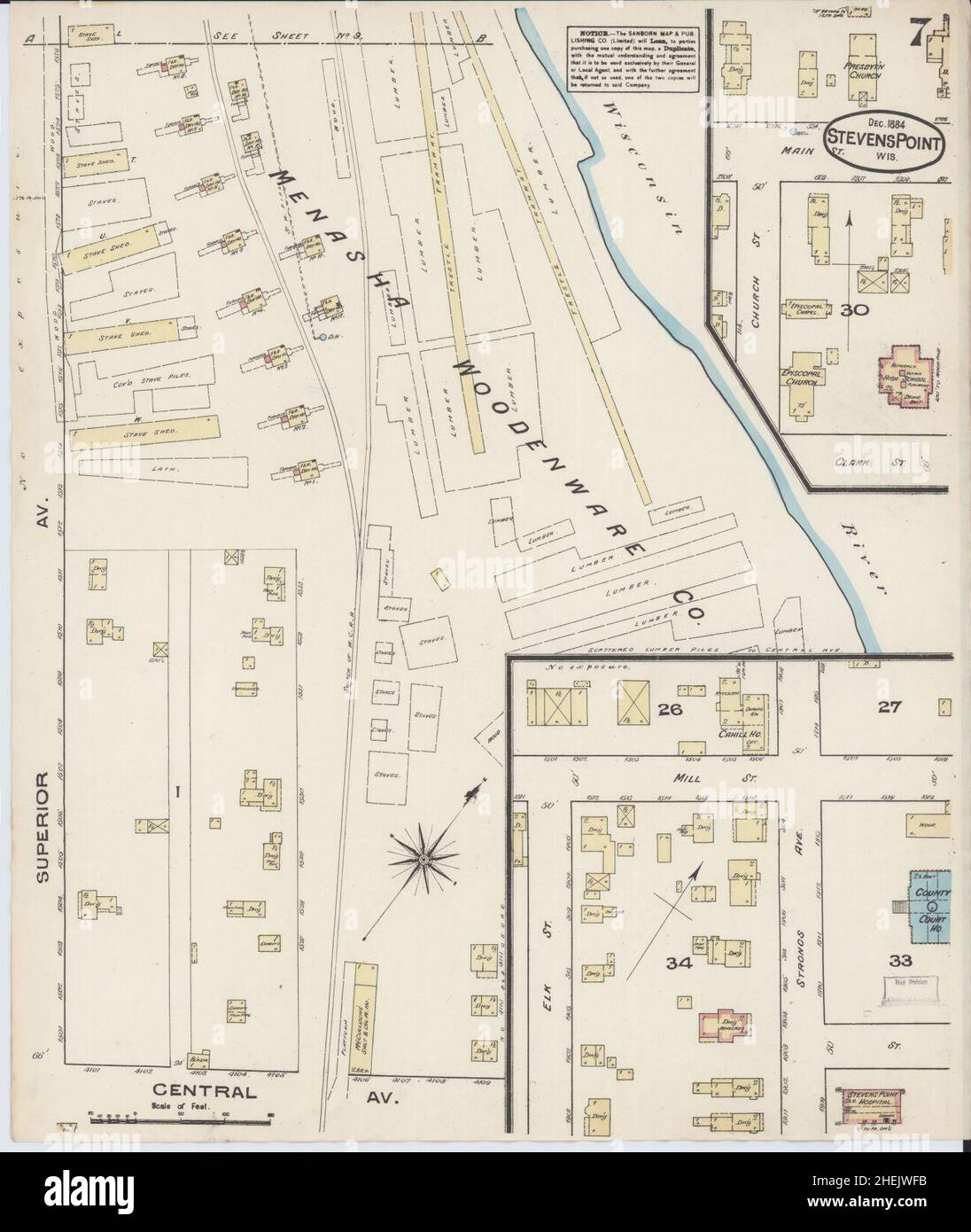 Map of stevens point hi-res stock photography and images - Alamy