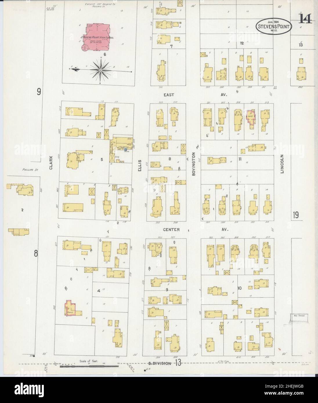 Map of stevens point hi-res stock photography and images - Alamy