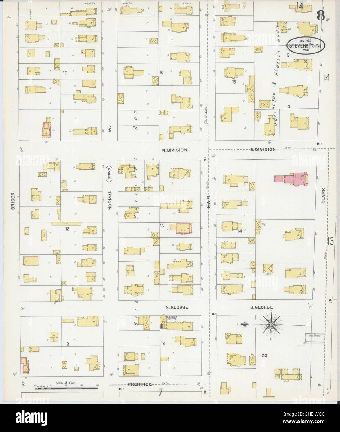 Map of portage wisconsin hi-res stock photography and images - Alamy