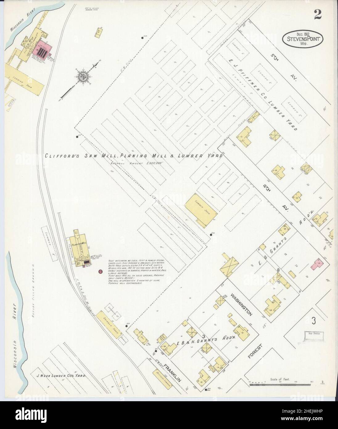 Map of portage wisconsin hi-res stock photography and images - Alamy