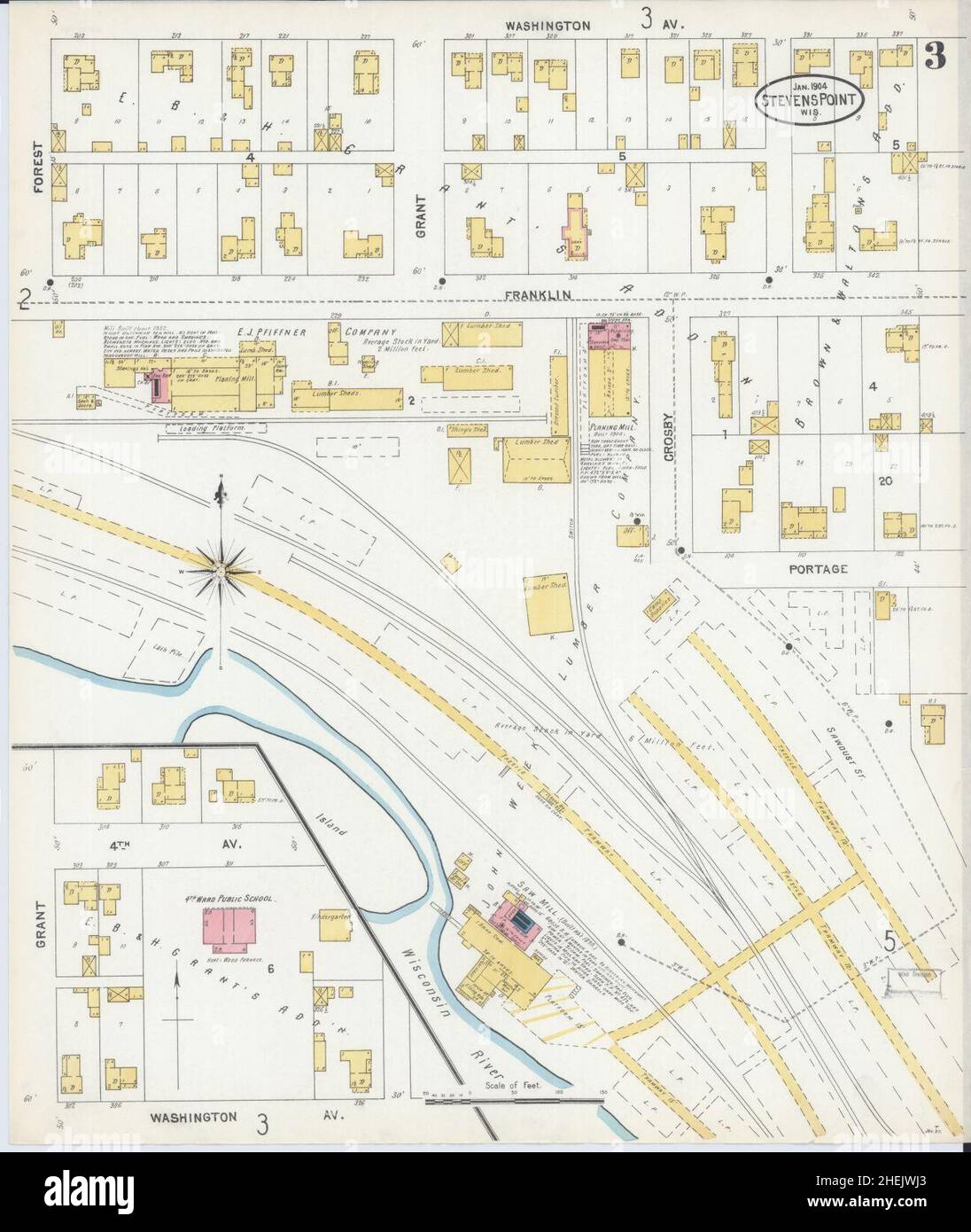 Map of stevens point hi-res stock photography and images - Alamy