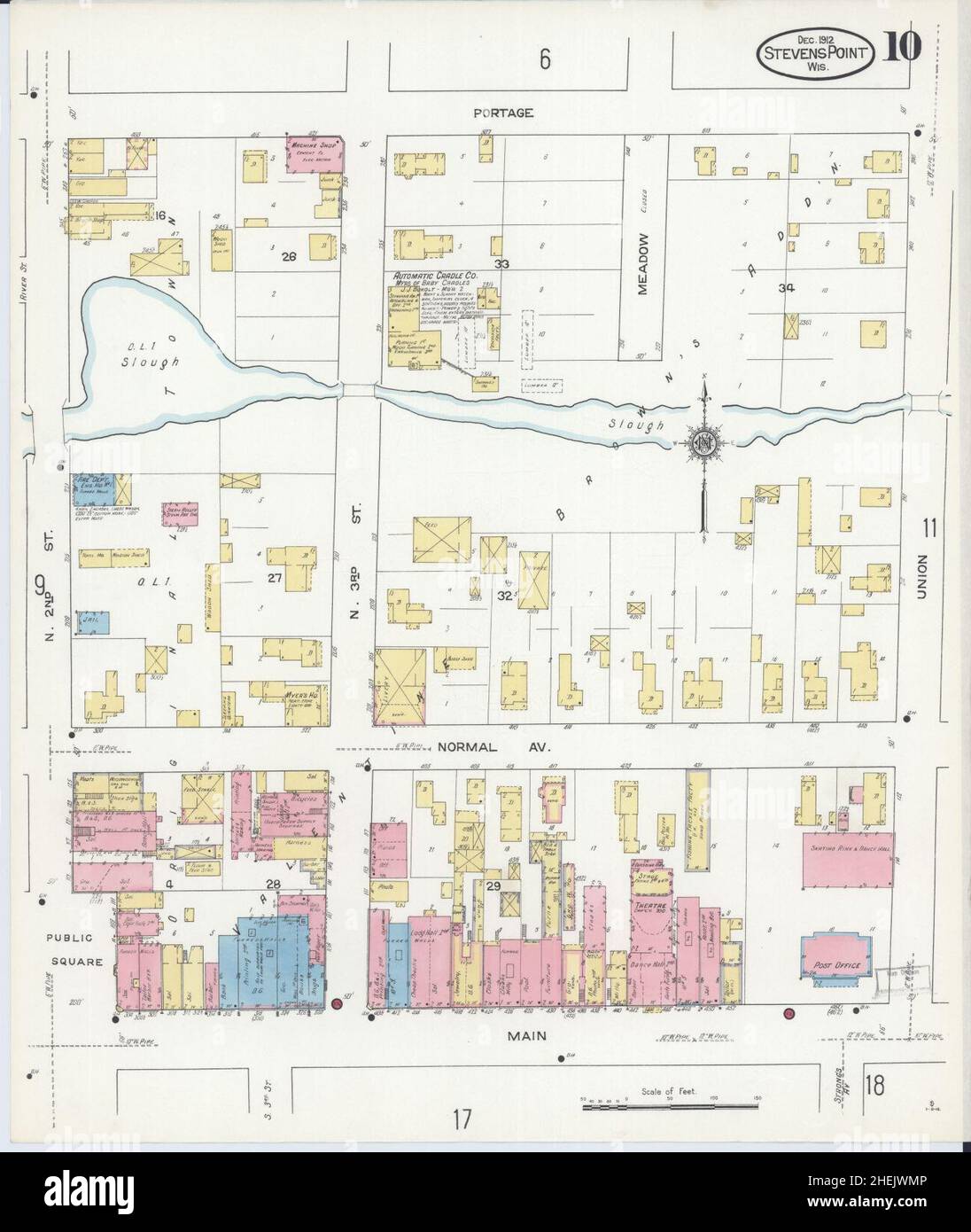 Map of stevens point hi-res stock photography and images - Alamy