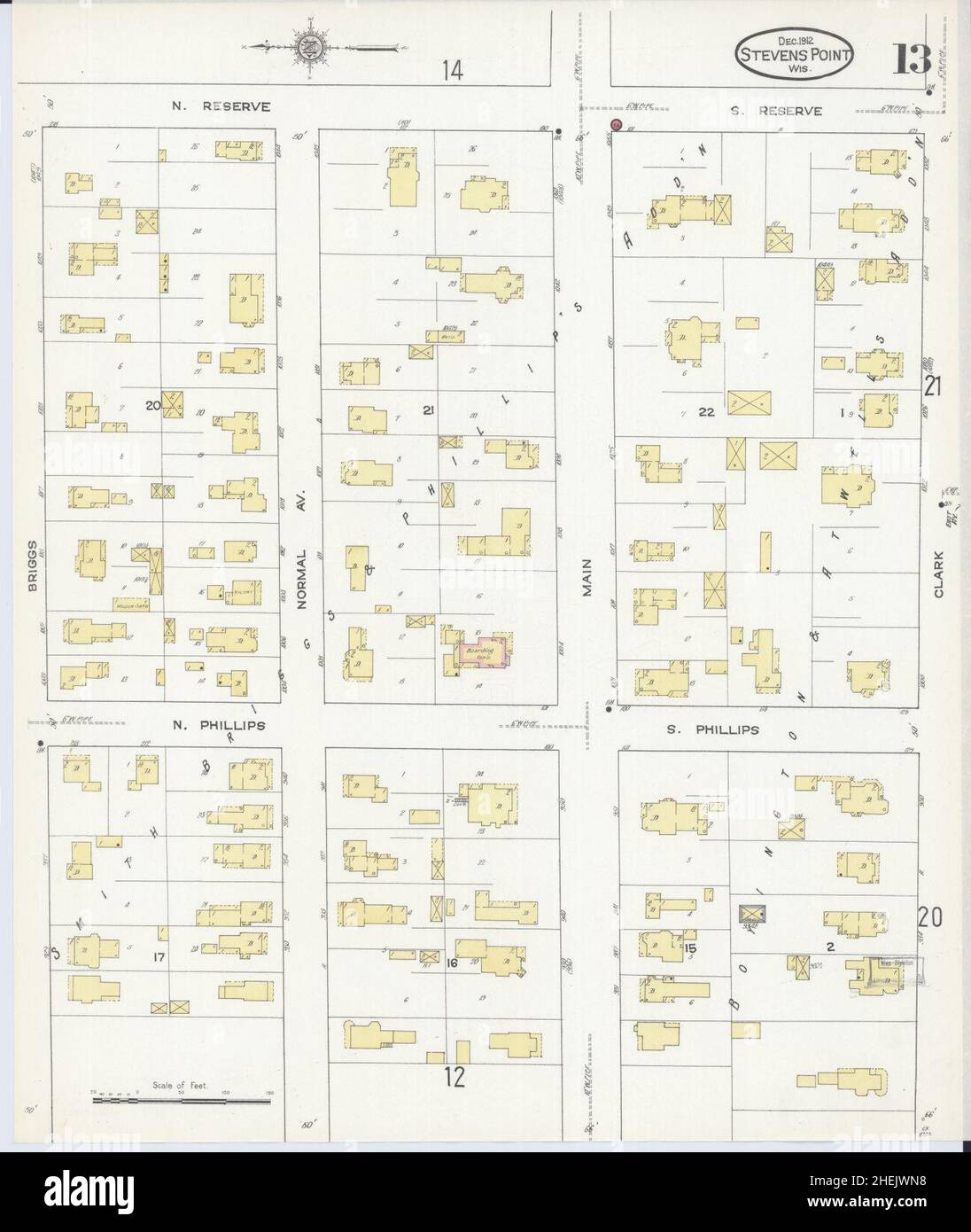 Map of stevens point hi-res stock photography and images - Alamy
