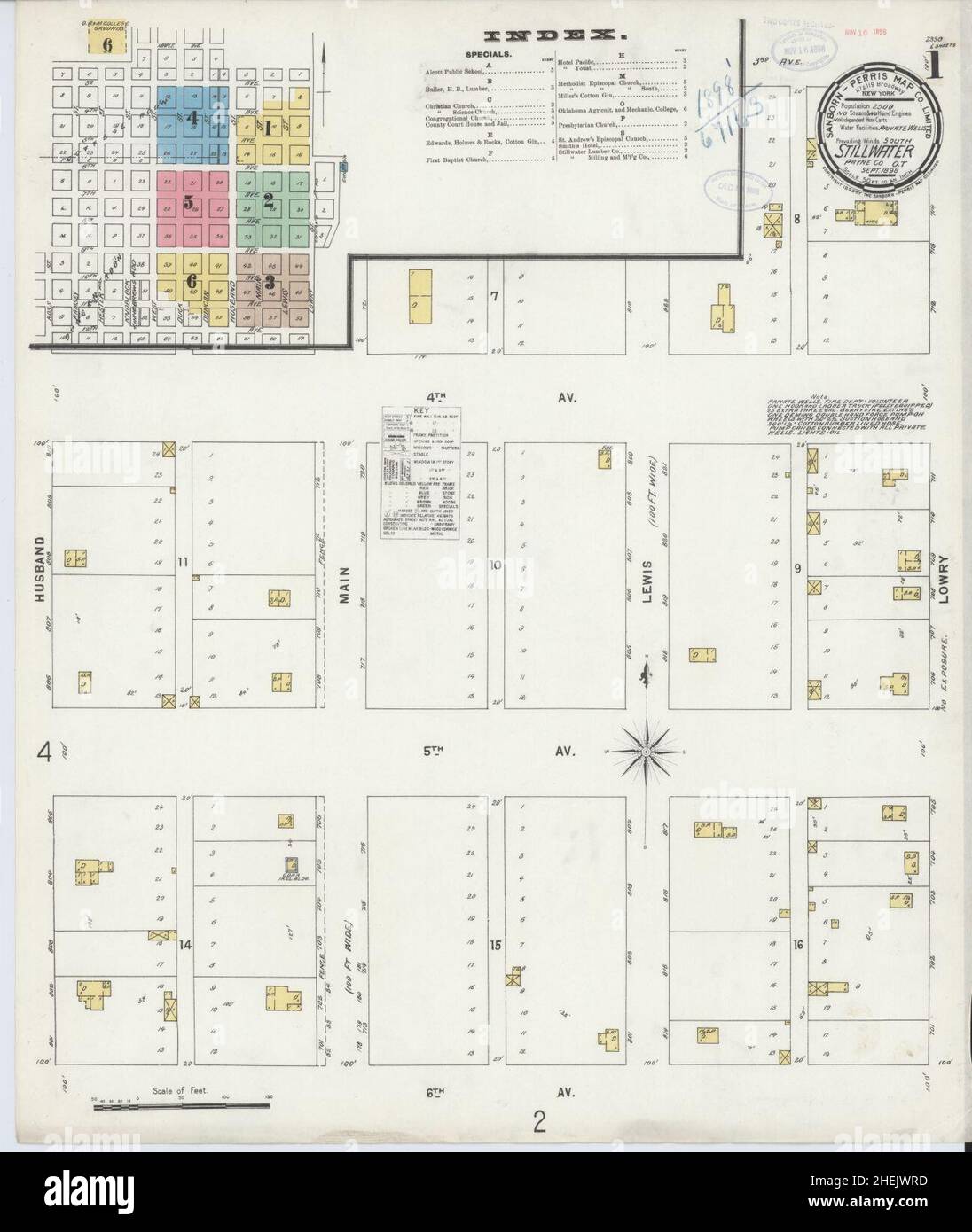Map of stillwater oklahoma hi-res stock photography and images - Alamy