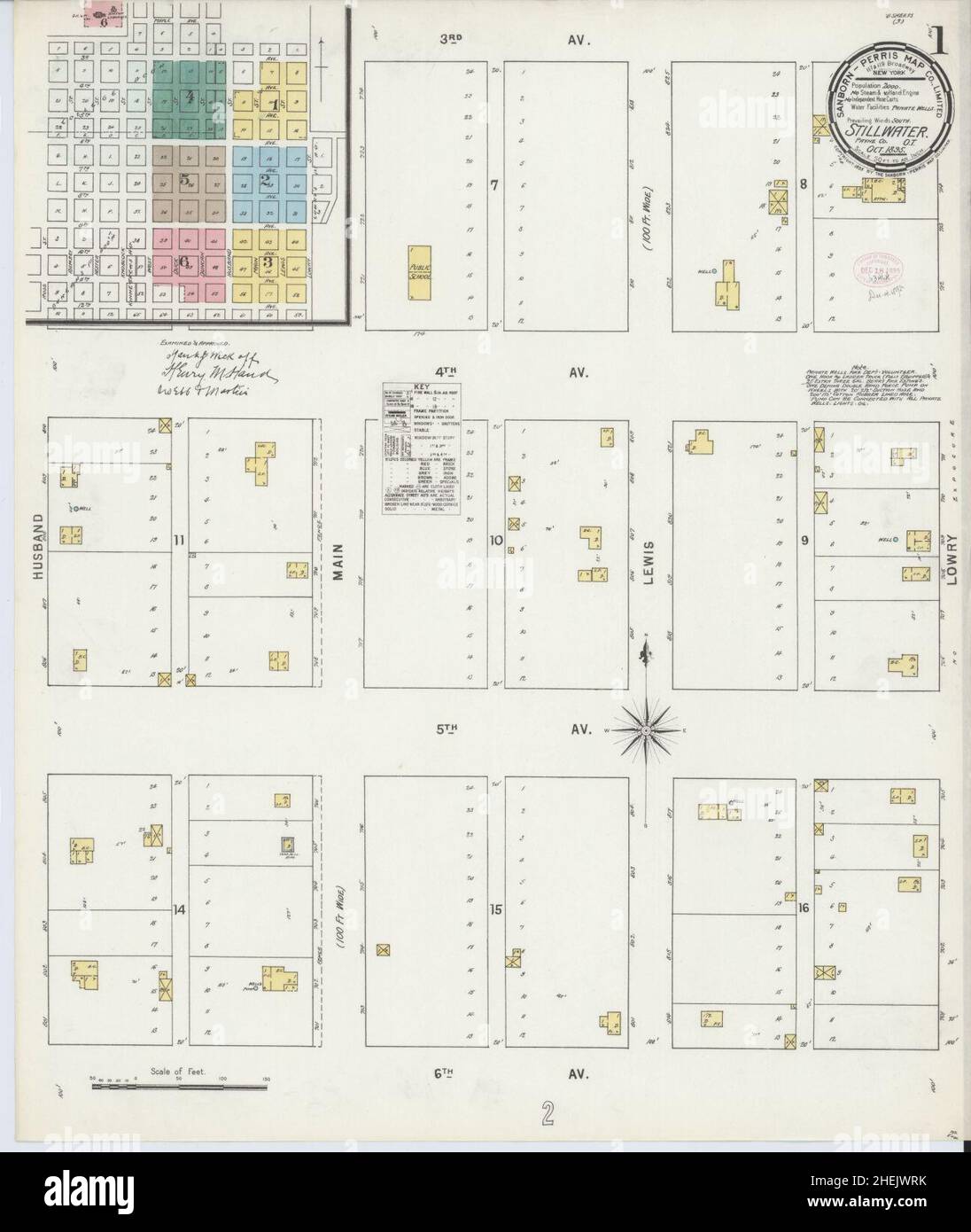 Map of stillwater oklahoma hi-res stock photography and images - Alamy