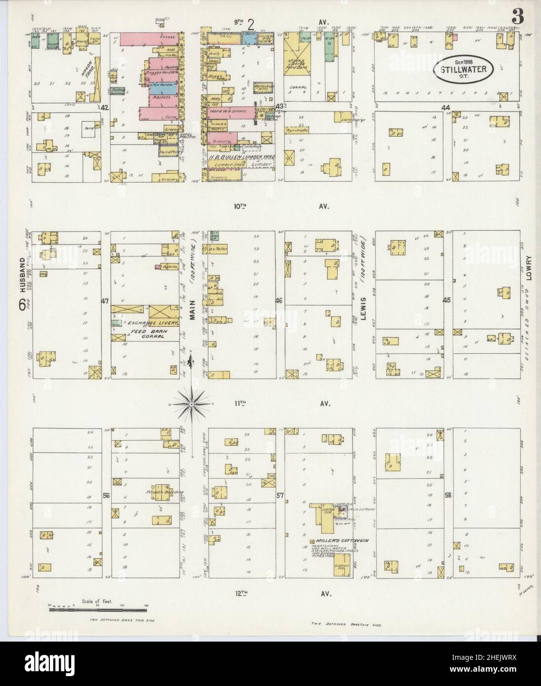 Map of stillwater oklahoma hi-res stock photography and images - Alamy