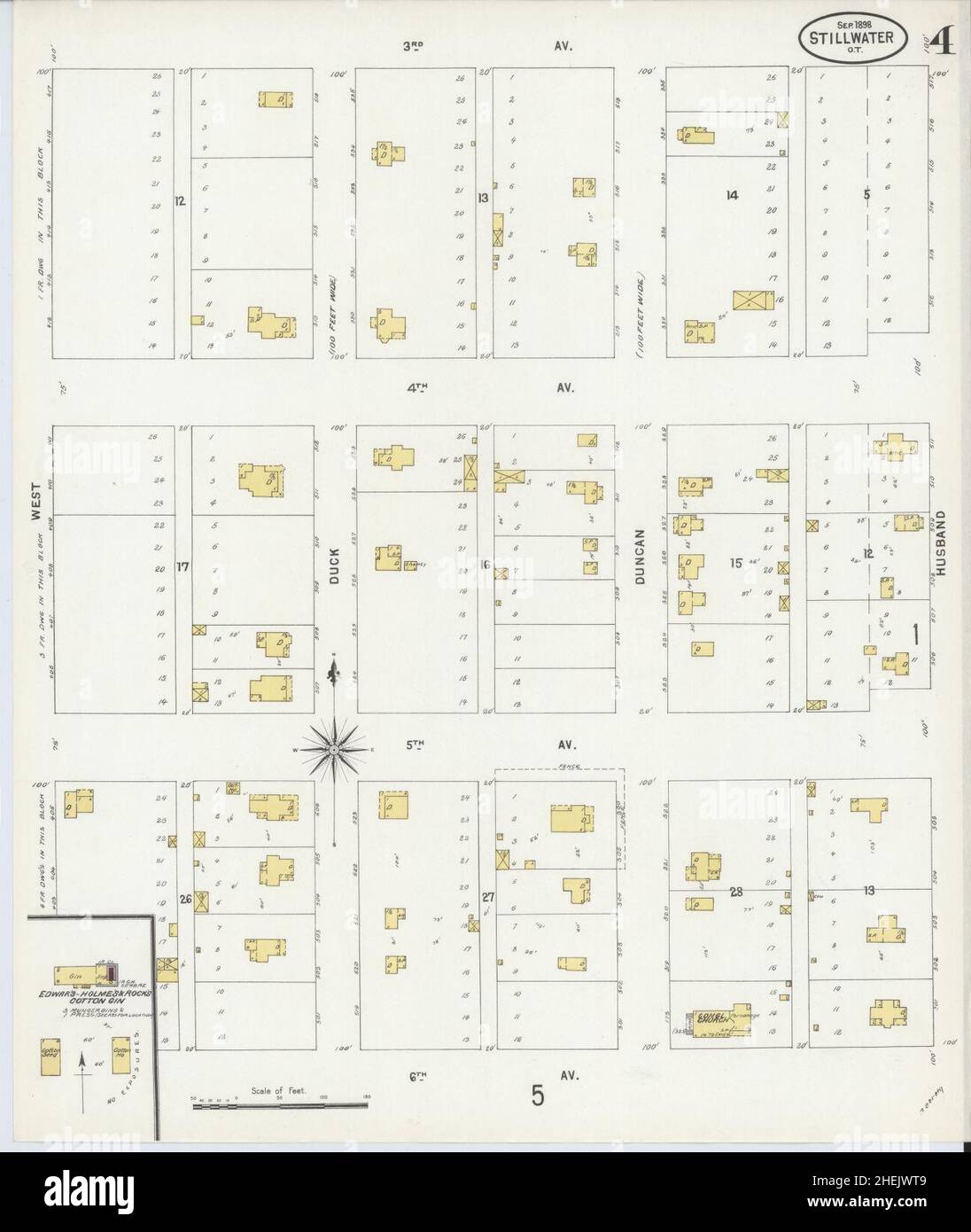 Map of stillwater oklahoma hi-res stock photography and images - Alamy
