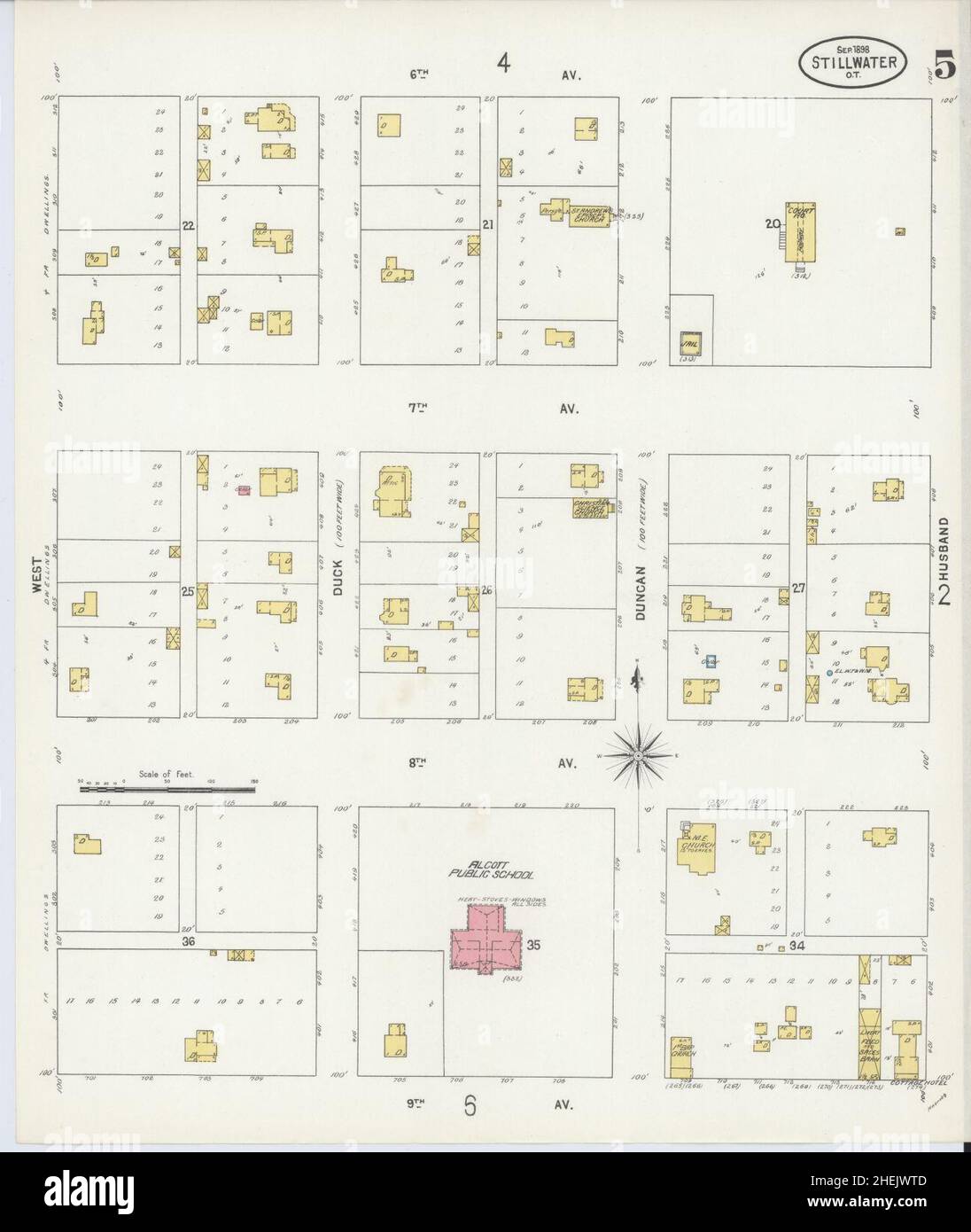Map of stillwater oklahoma hi-res stock photography and images - Alamy