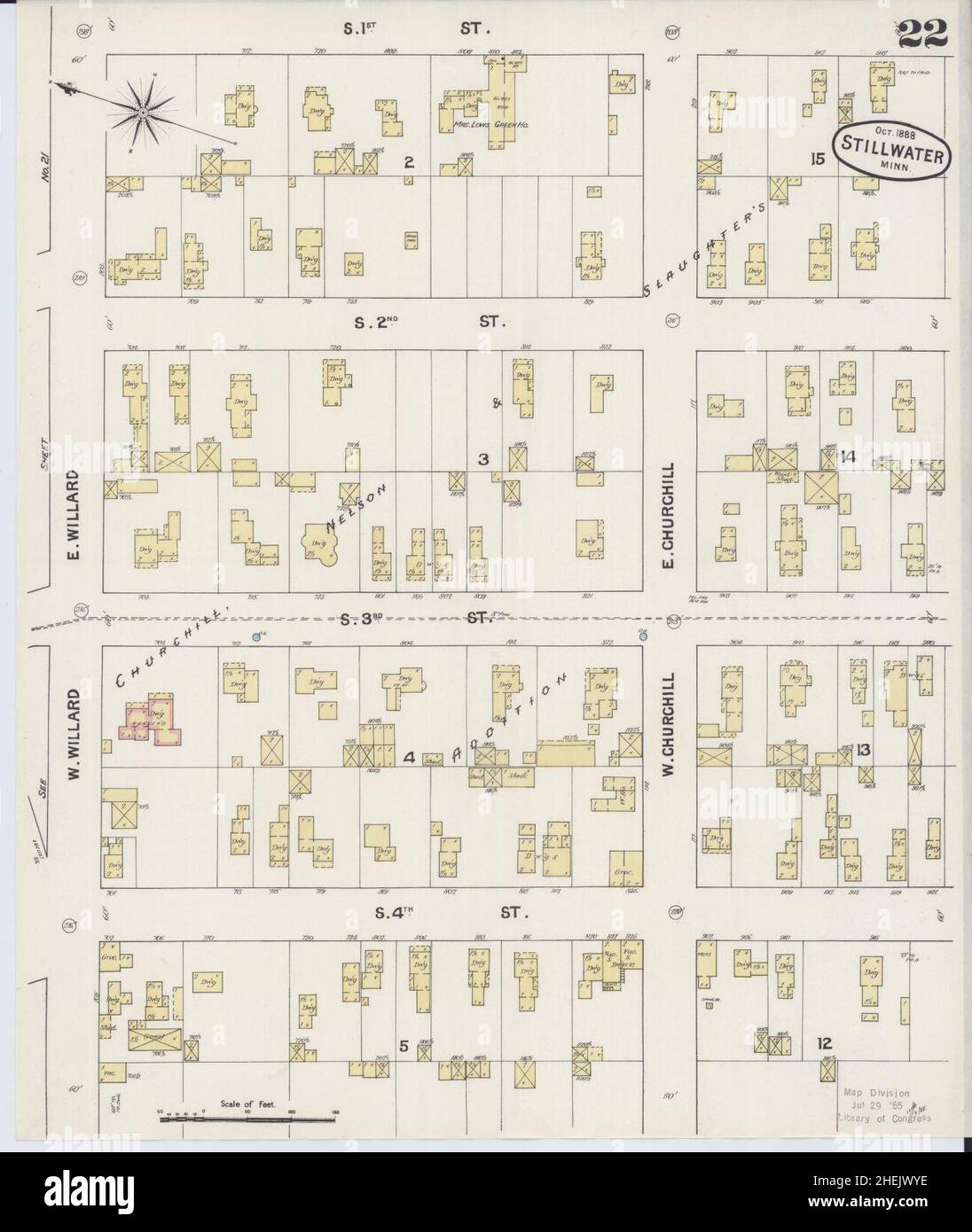 Stillwater map hi-res stock photography and images - Alamy