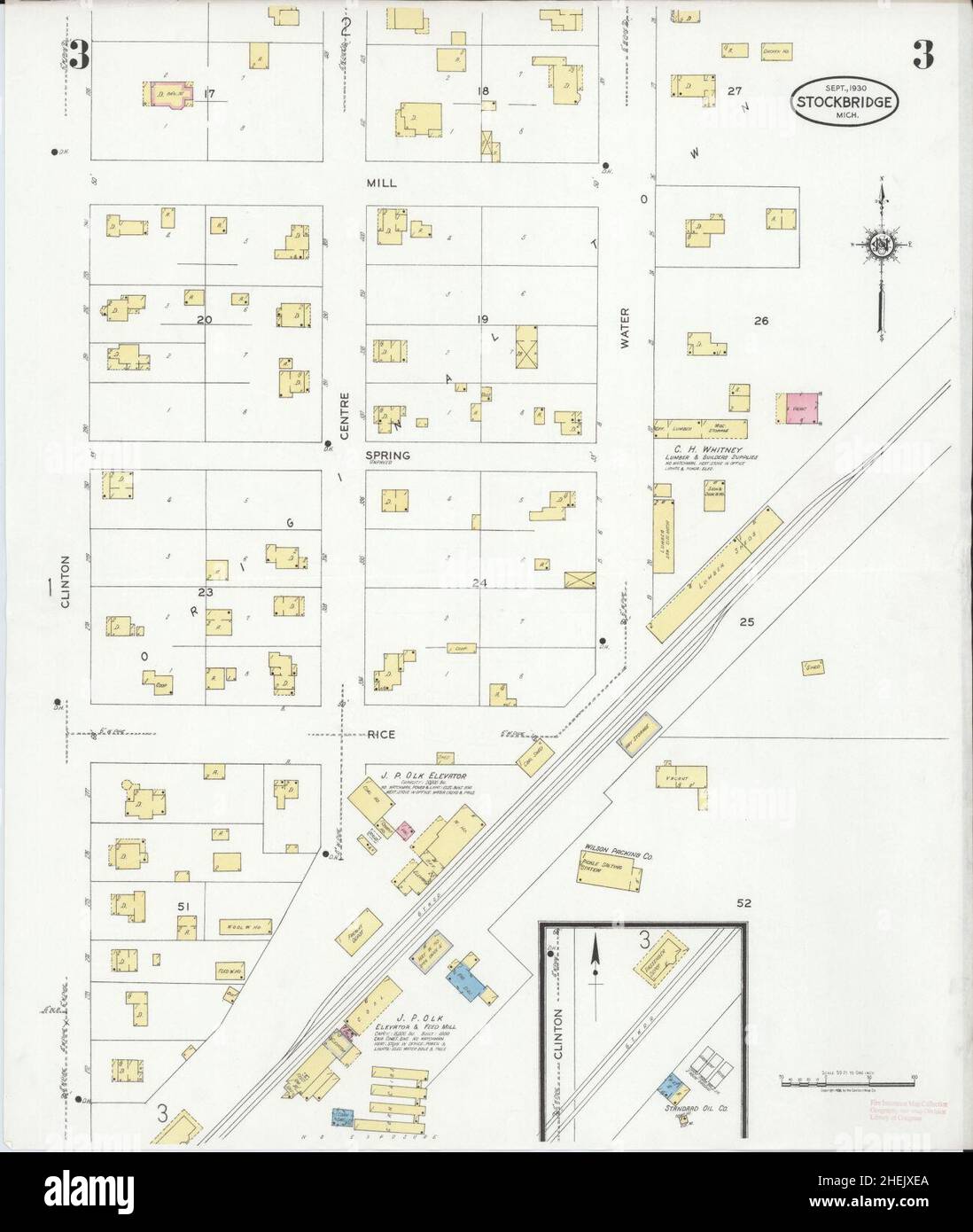 Map of stockbridge michigan hi-res stock photography and images - Alamy