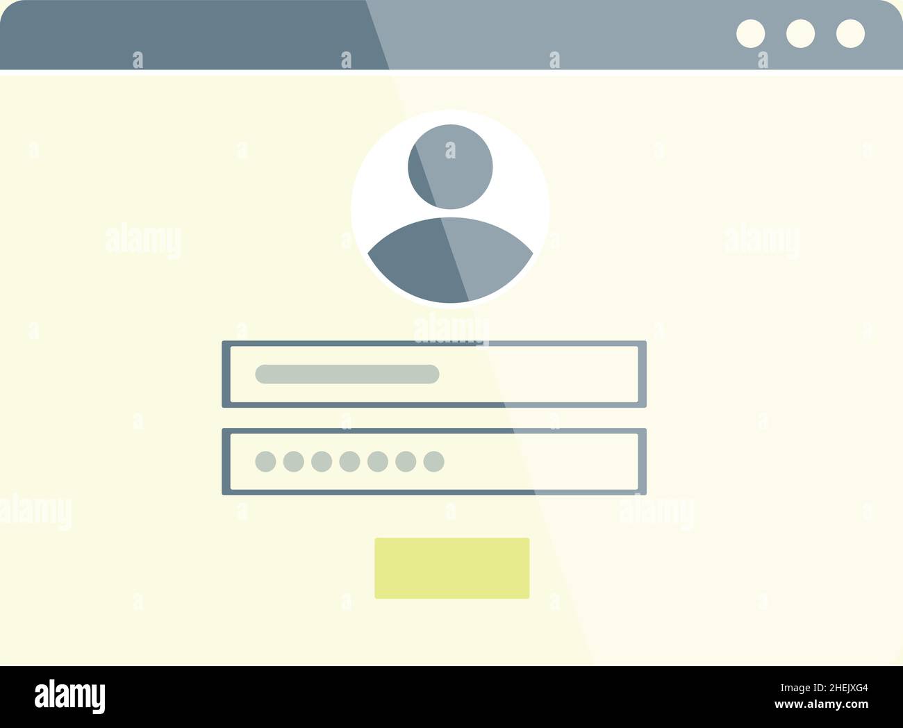Register form icon cartoon vector. Online web. User login Stock Vector ...