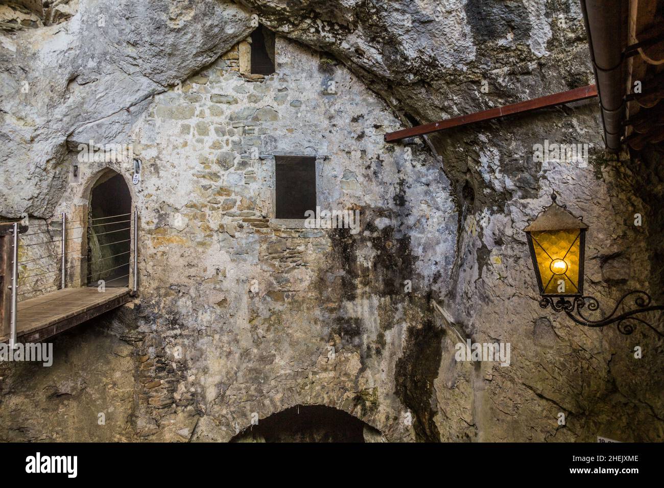 Interior predjama castle slovenia hi-res stock photography and images ...
