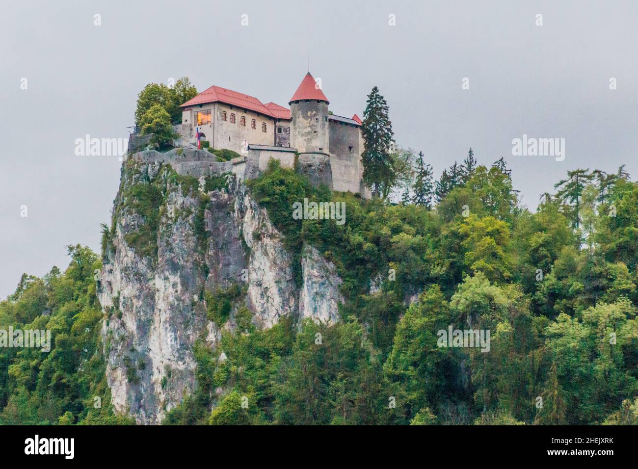 Blejski grad (Bled castle) in Slovenia Stock Photo - Alamy