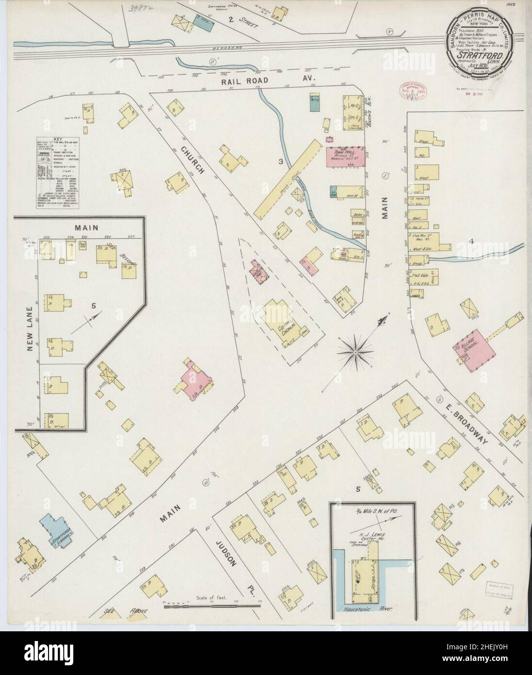 Map of stratford hi-res stock photography and images - Alamy