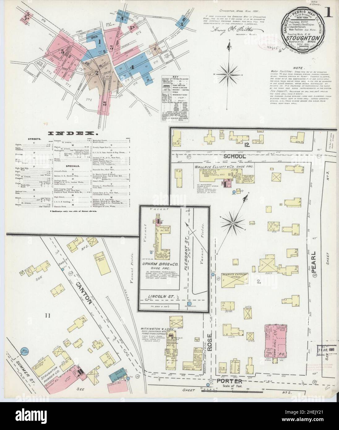 Map of stoughton hi-res stock photography and images - Alamy