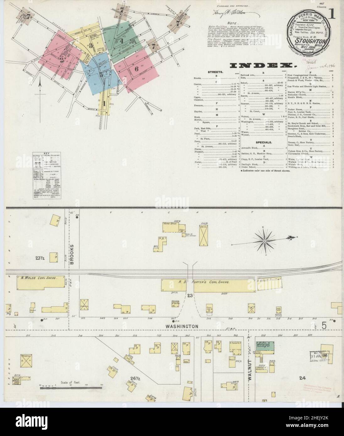 Map of stoughton hi-res stock photography and images - Alamy