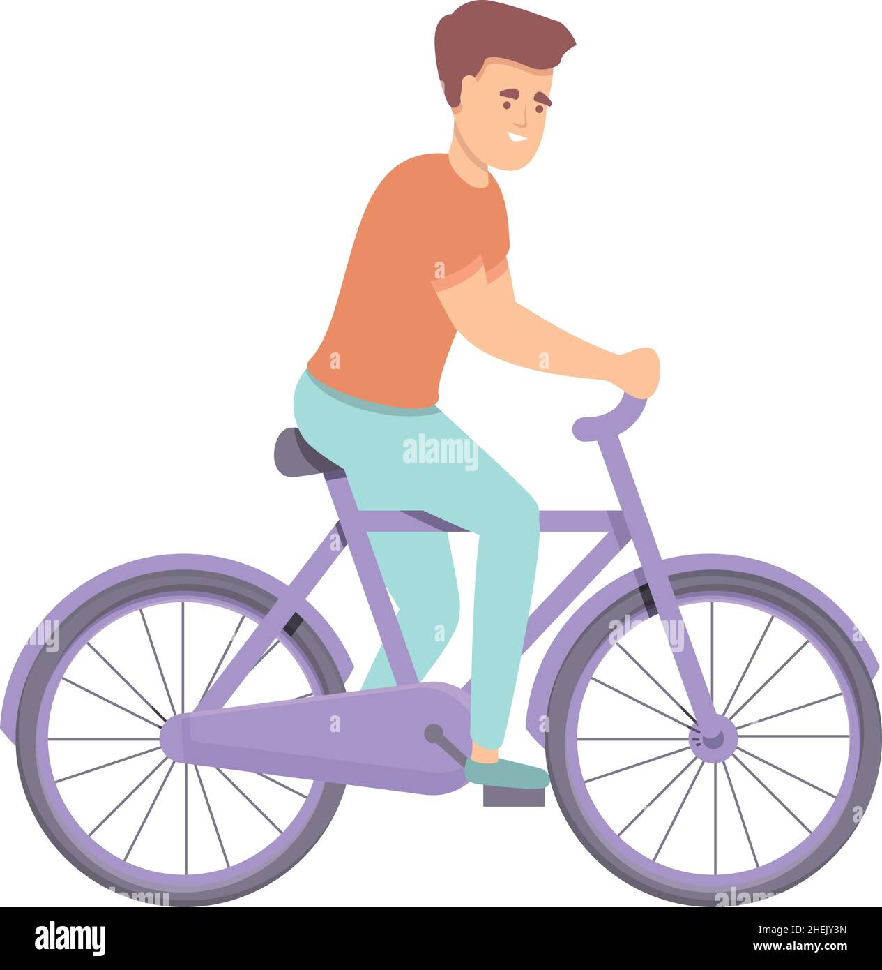 Mountain biking icon cartoon vector. Cycle race. Sport adventure Stock ...
