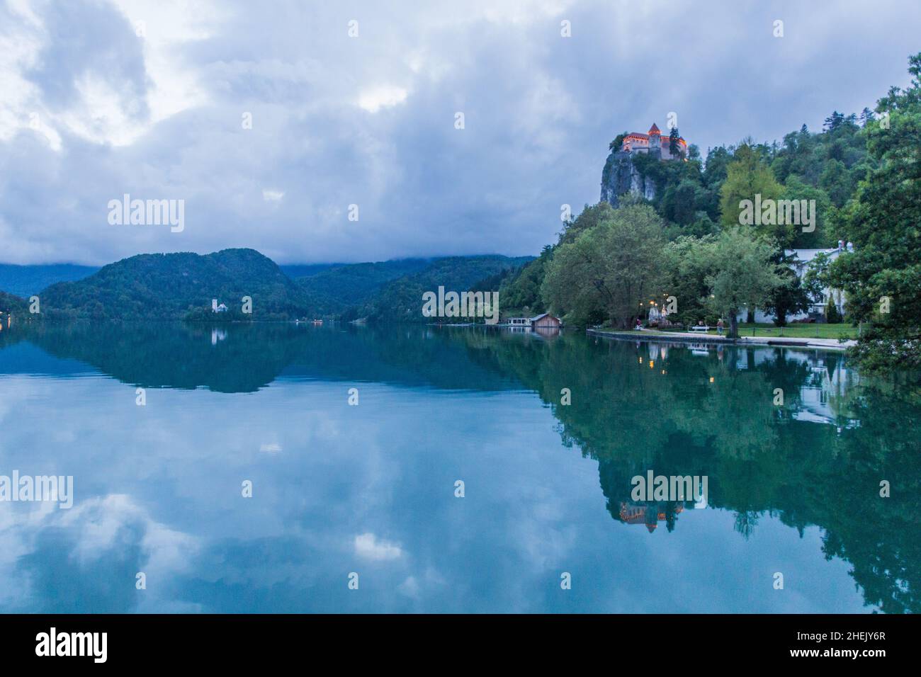 Blejski grad (Bled castle) in Slovenia Stock Photo - Alamy