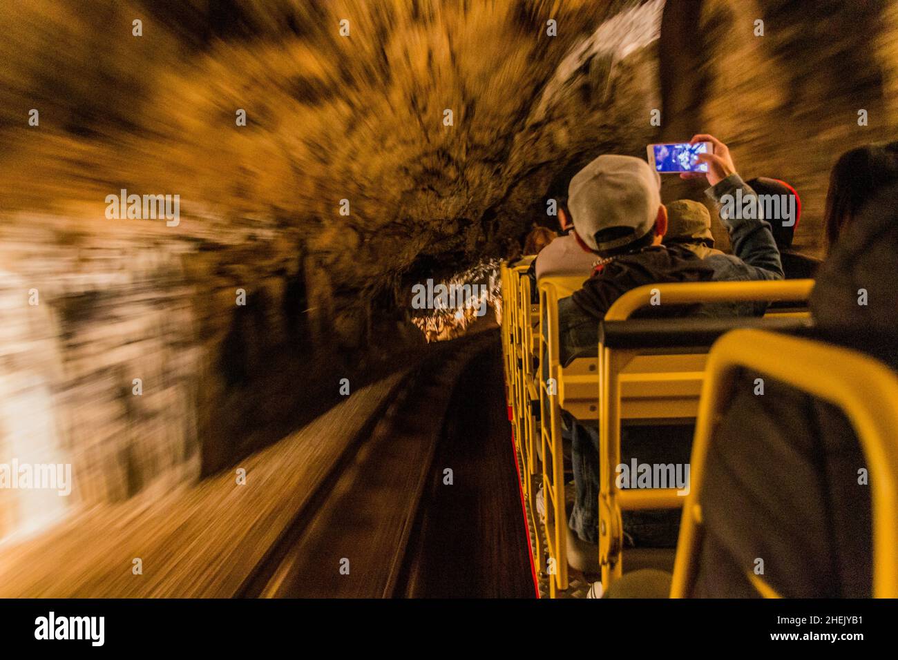 Postojna caves railway hi-res stock photography and images - Alamy