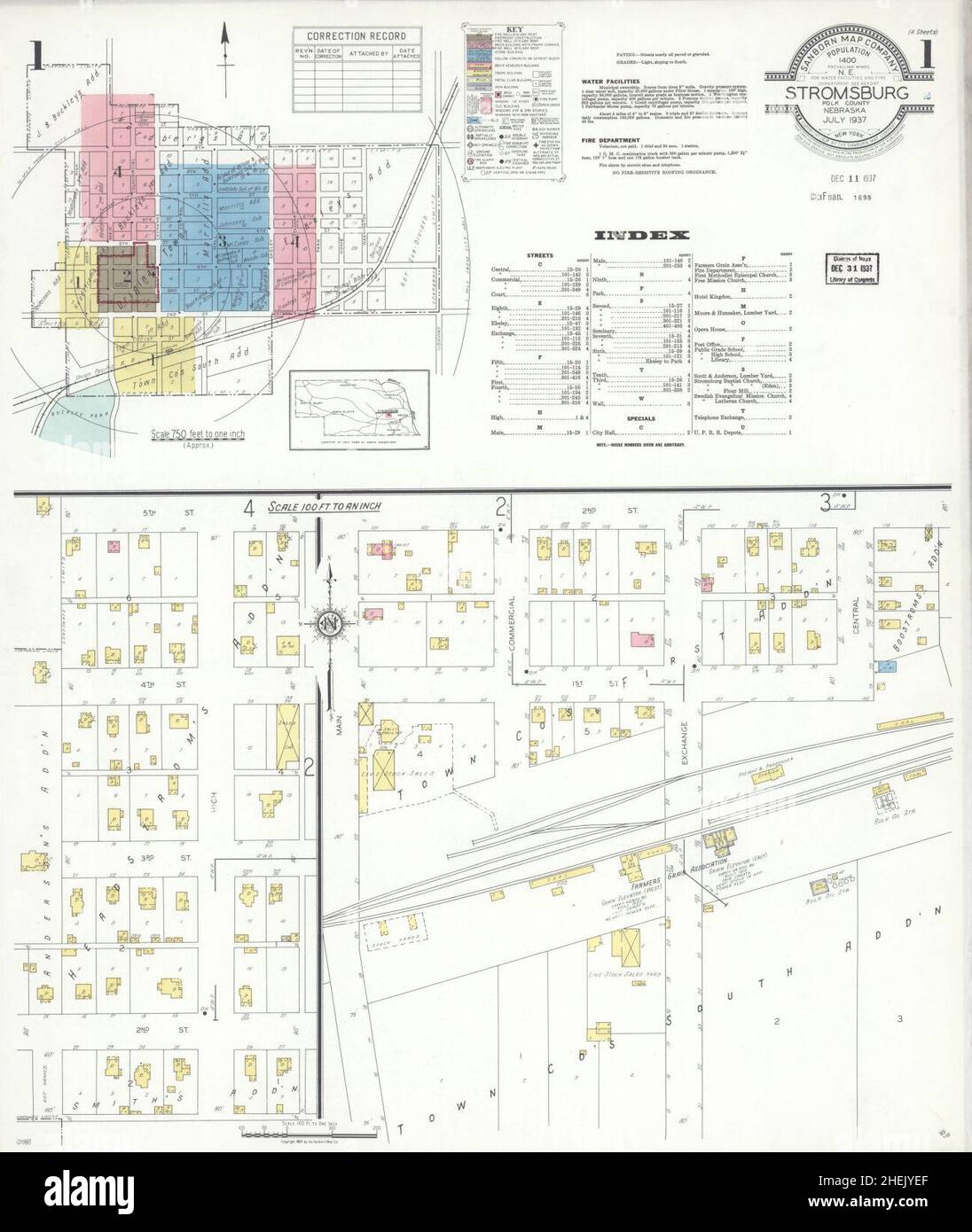 Polk nebraska map hi-res stock photography and images - Alamy