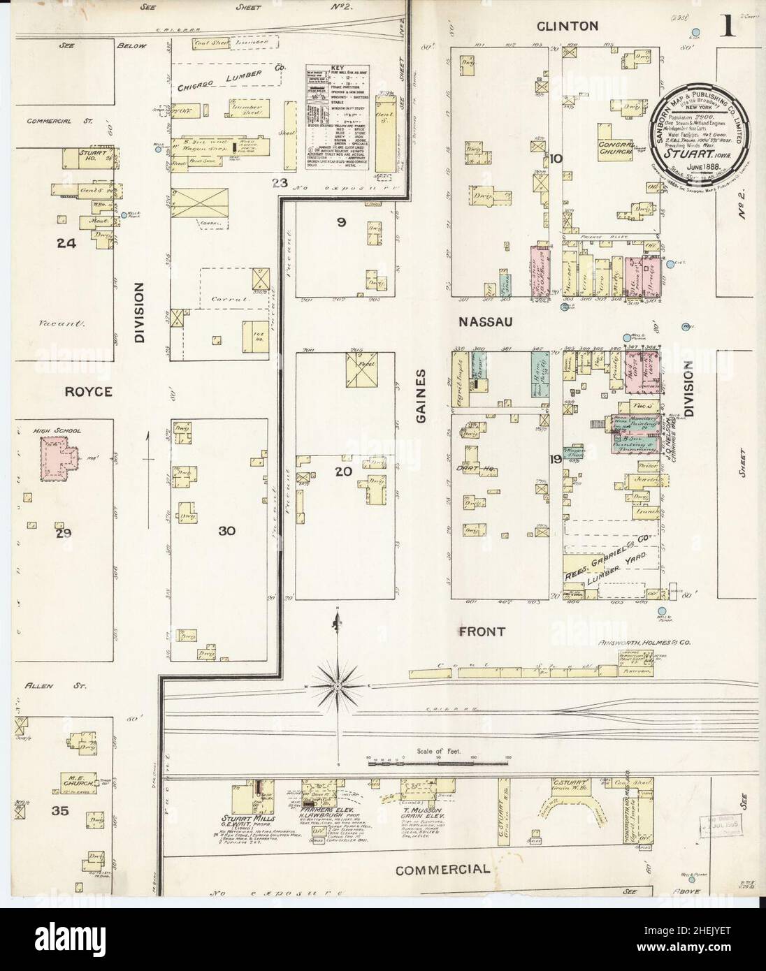 Map of adair iowa hi-res stock photography and images - Alamy