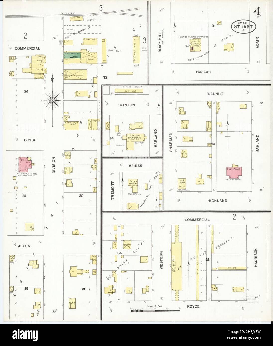 Map of adair iowa hi-res stock photography and images - Alamy