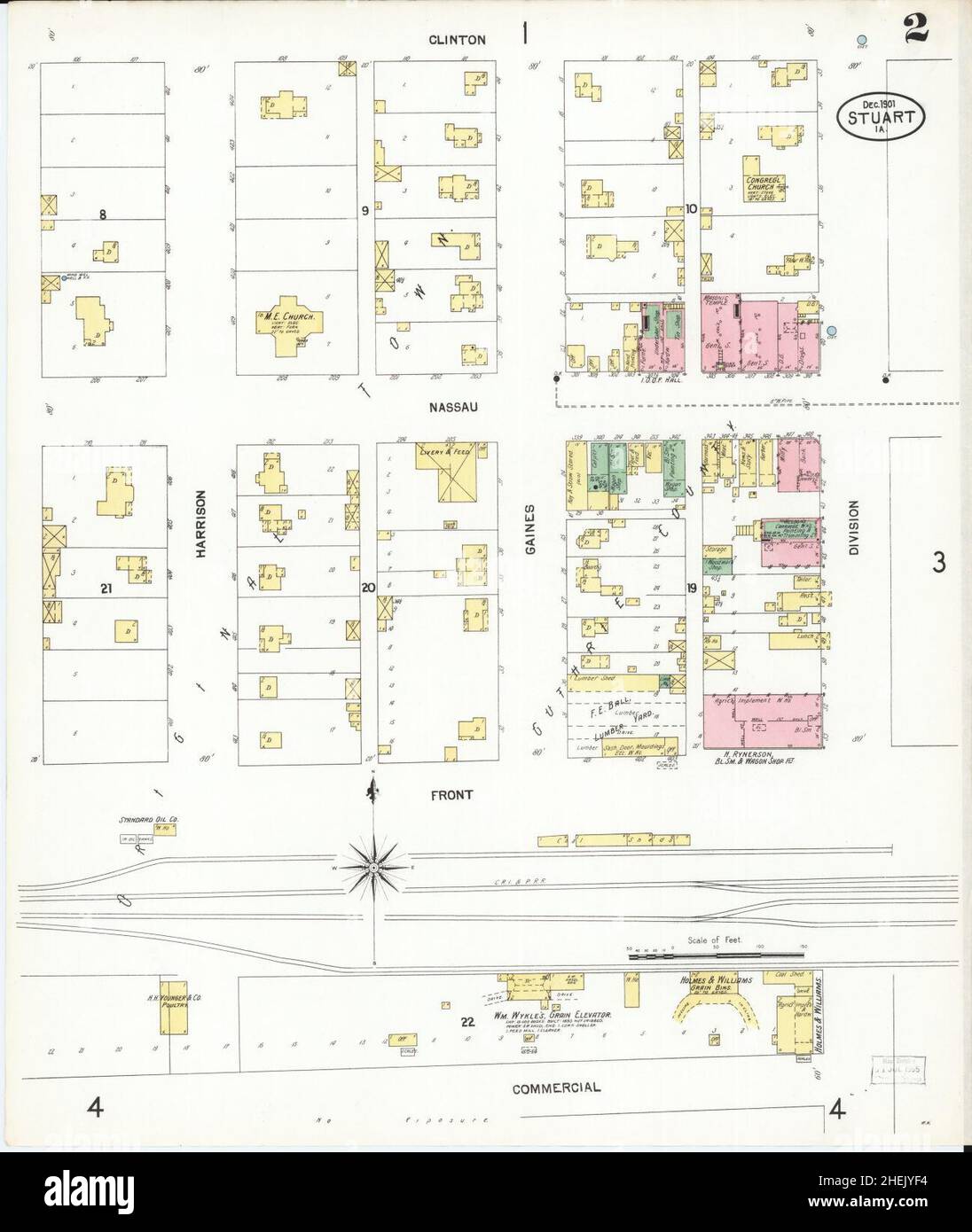 Map of adair iowa hi-res stock photography and images - Alamy