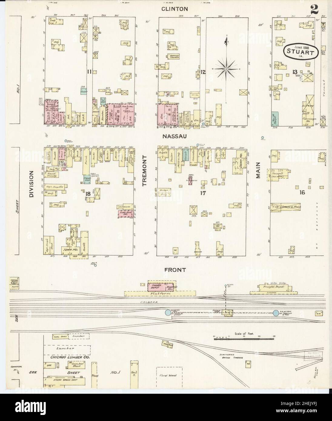 Adair iowa map hi-res stock photography and images - Alamy