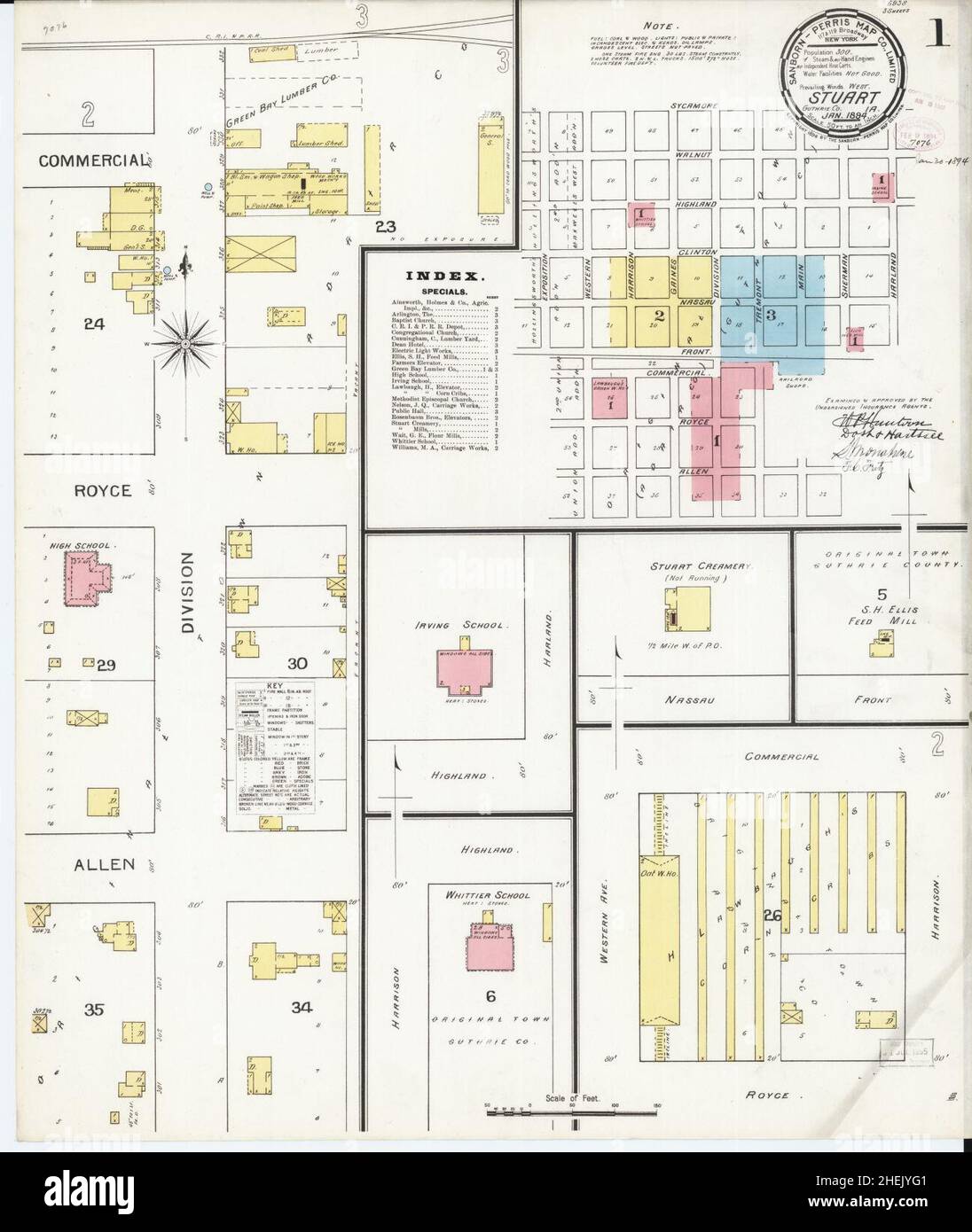 Map of adair iowa hi-res stock photography and images - Alamy