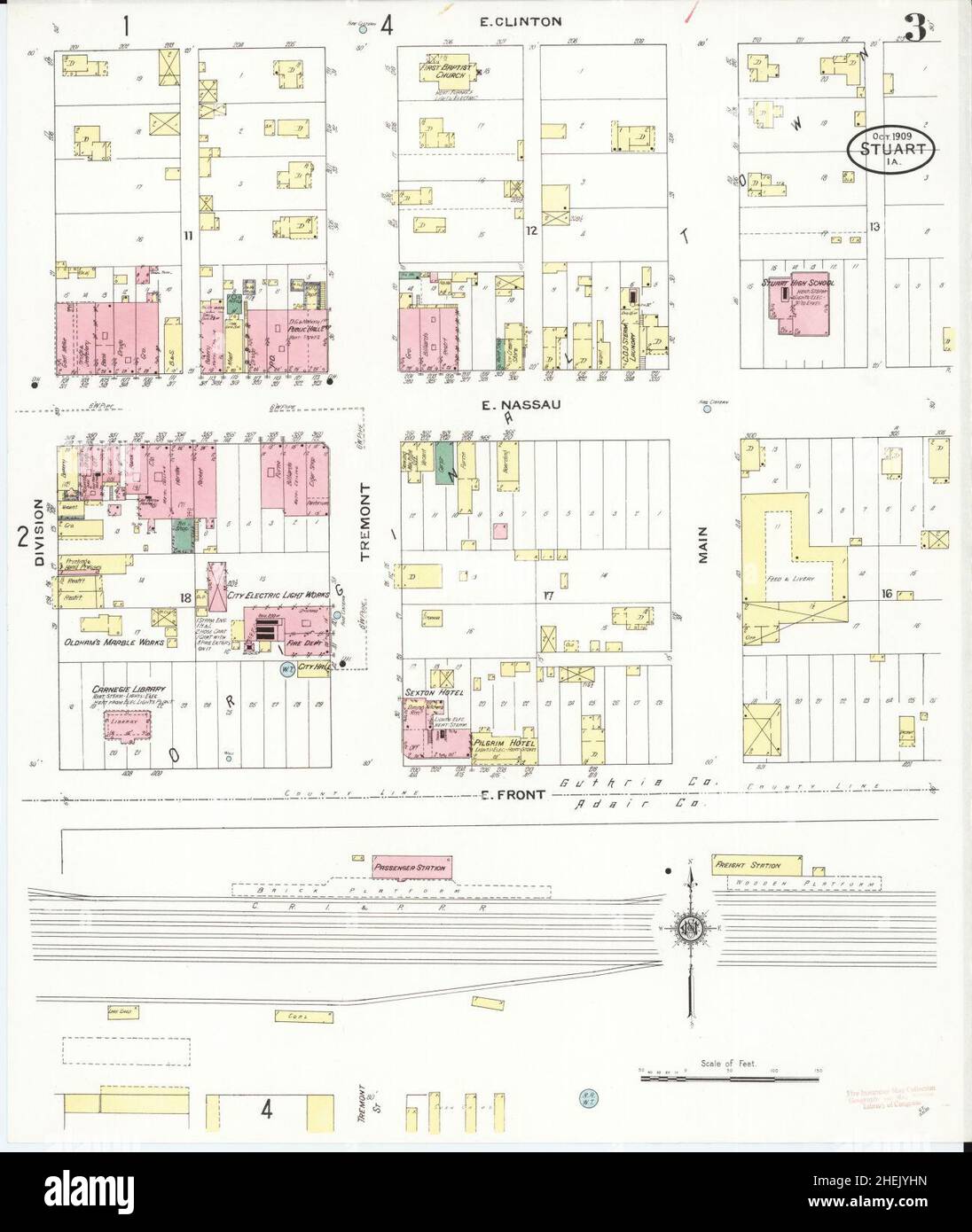 Map of adair iowa hi-res stock photography and images - Alamy