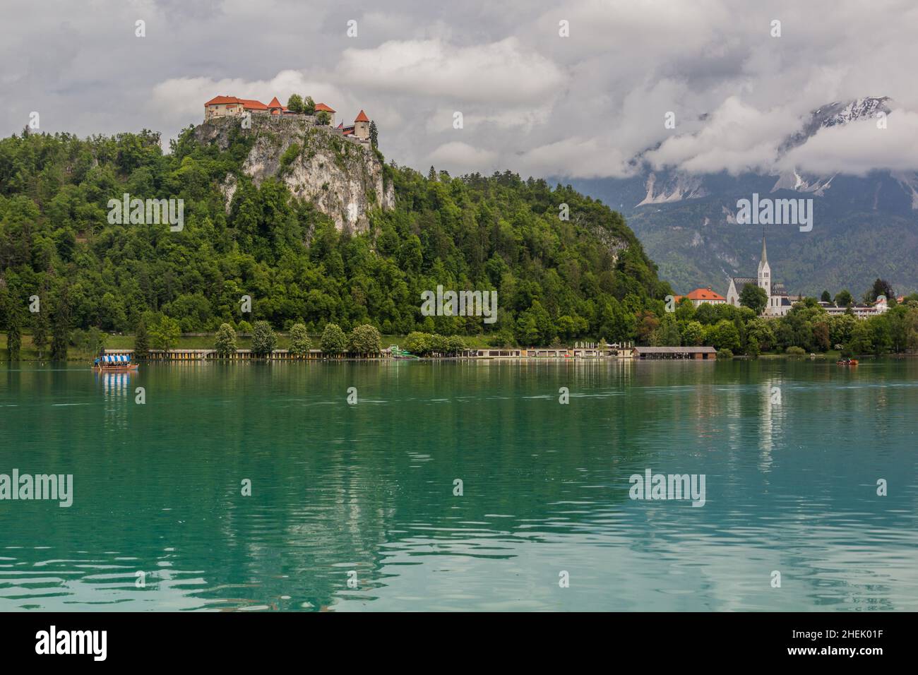 Blejski grad (Bled castle) in Slovenia Stock Photo - Alamy
