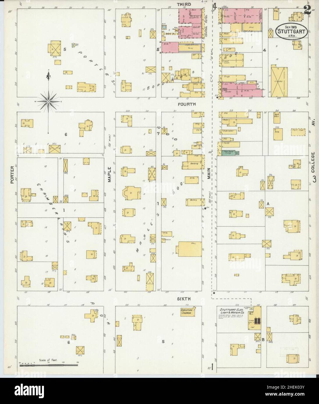 Map of stuttgart arkansas hi-res stock photography and images - Alamy