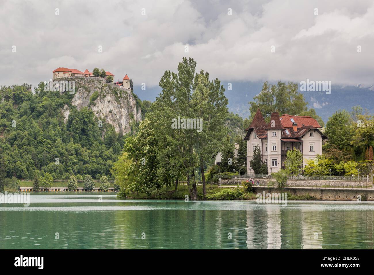 Blejski grad (Bled castle) in Slovenia Stock Photo - Alamy