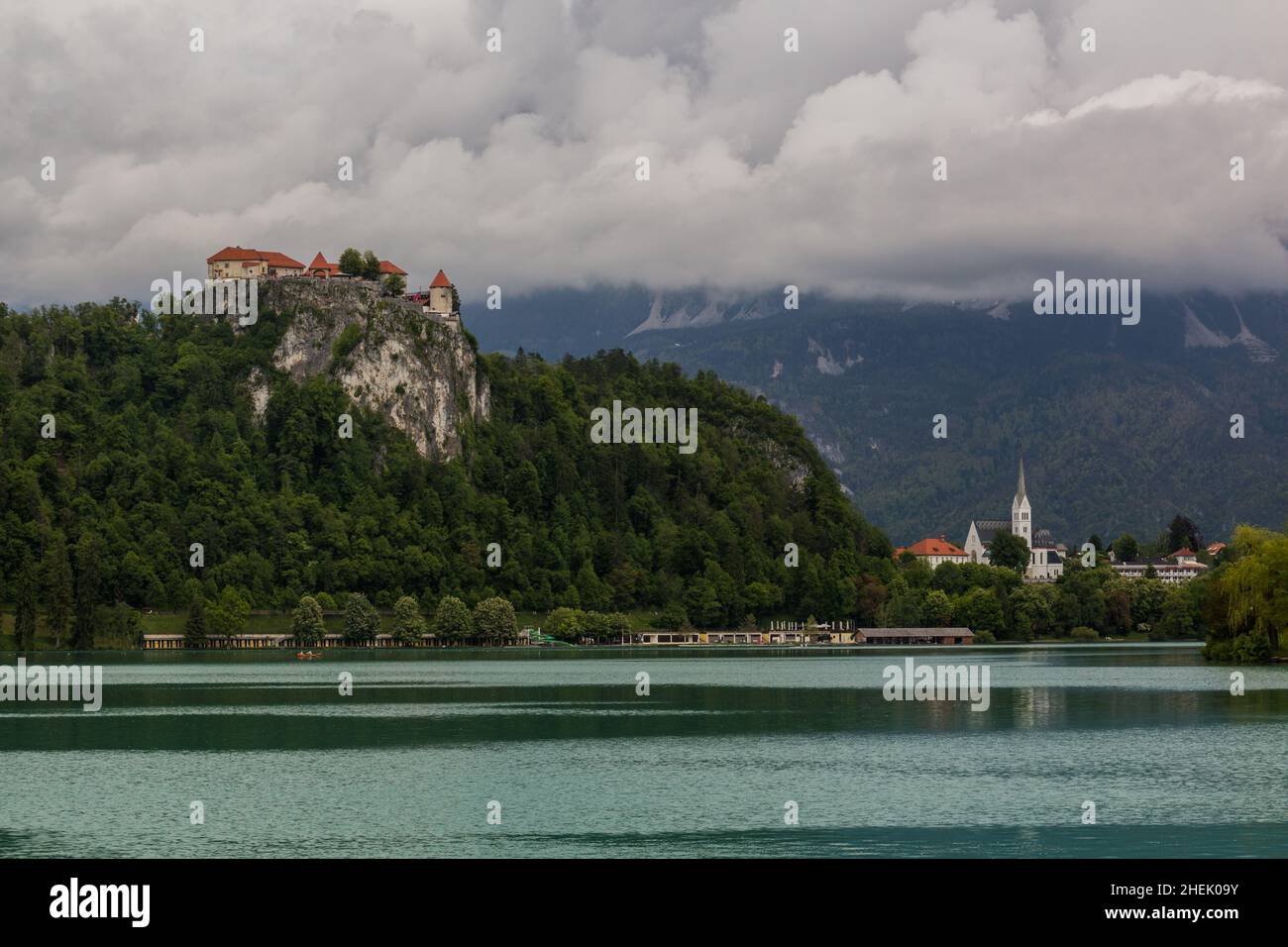 Blejski grad (Bled castle) in Slovenia Stock Photo - Alamy