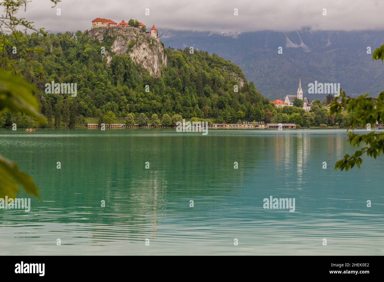 Blejski grad (Bled castle) in Slovenia Stock Photo - Alamy