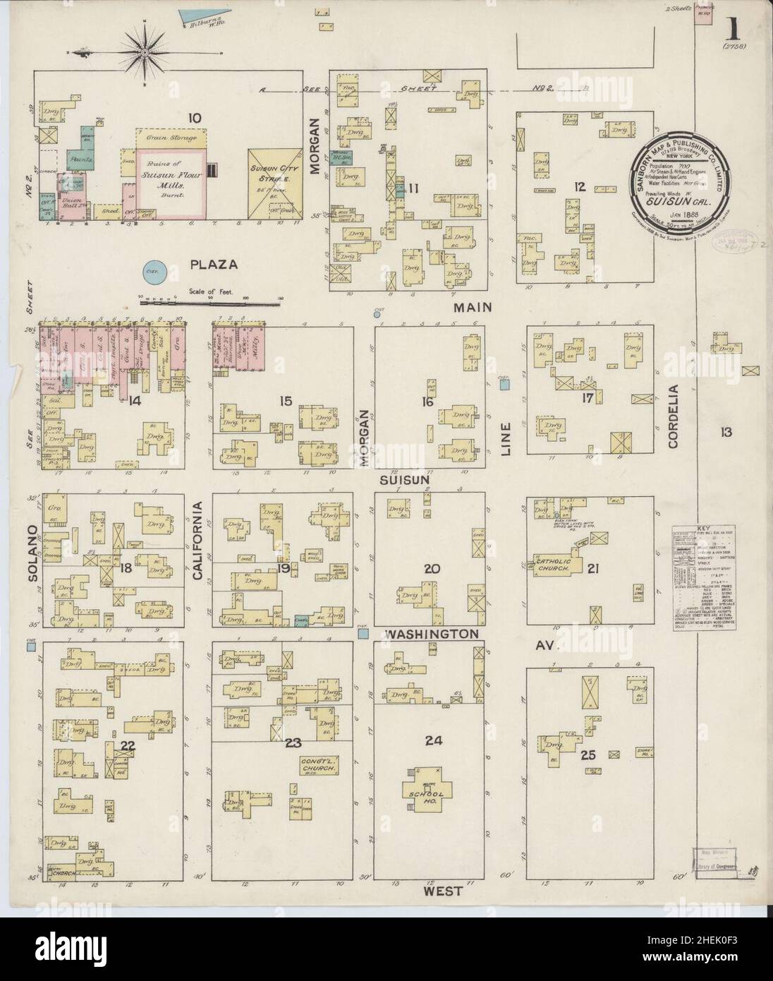 Solano county map hi-res stock photography and images - Alamy