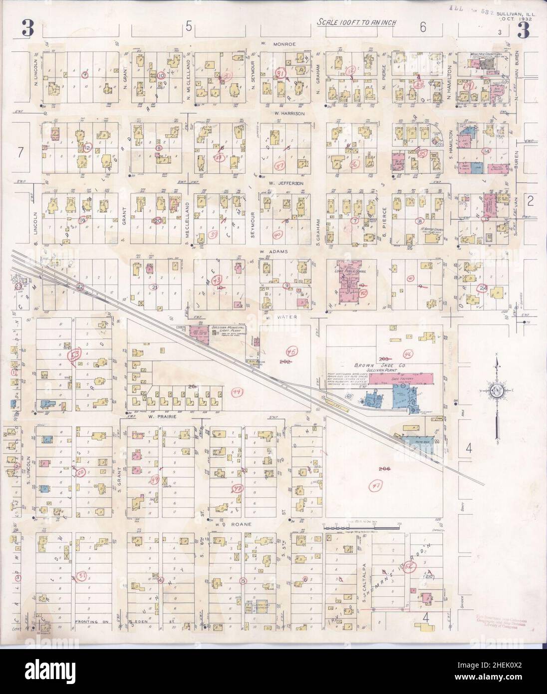 Map of sullivan hi-res stock photography and images - Alamy