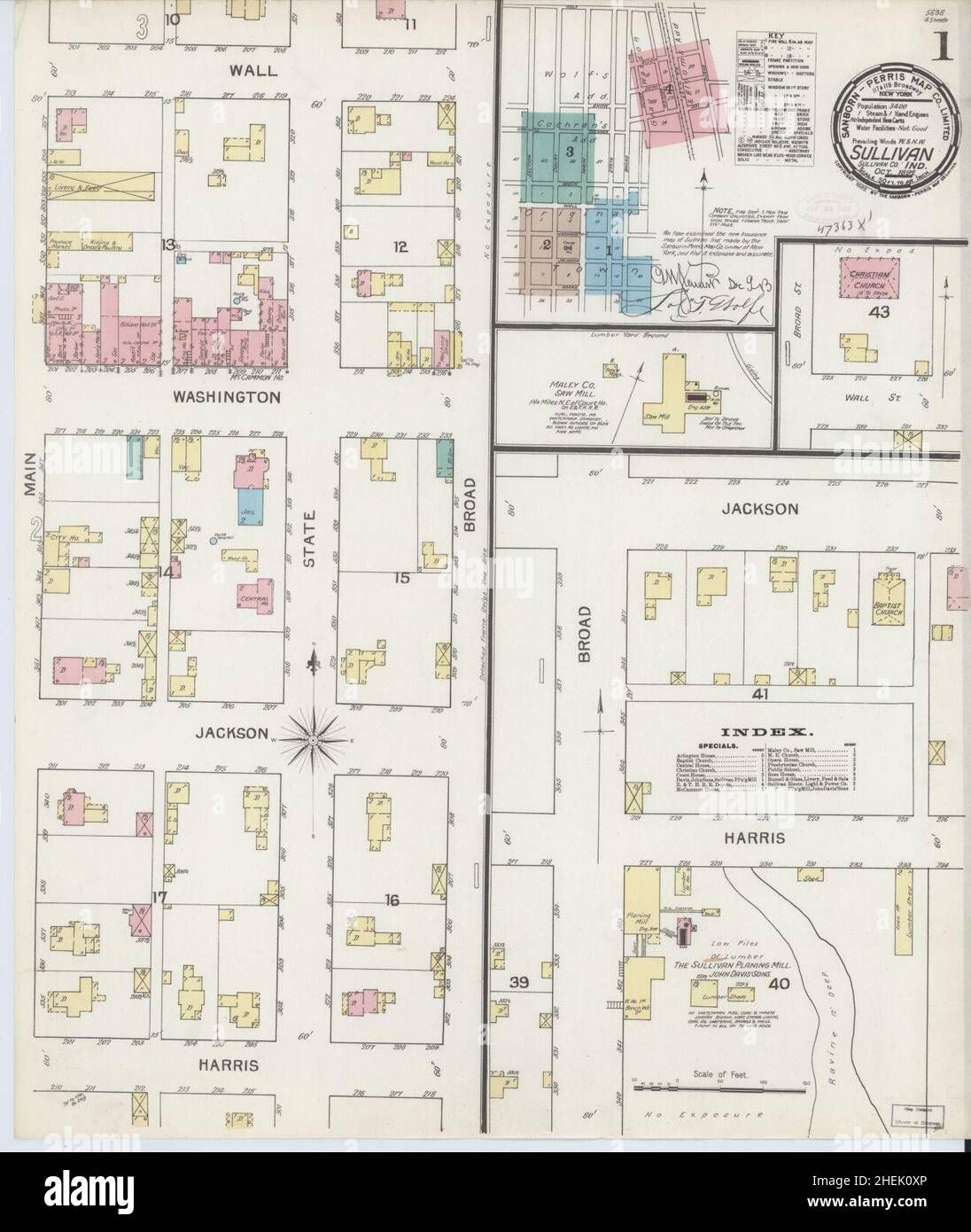 Sullivan indiana map hi-res stock photography and images - Alamy