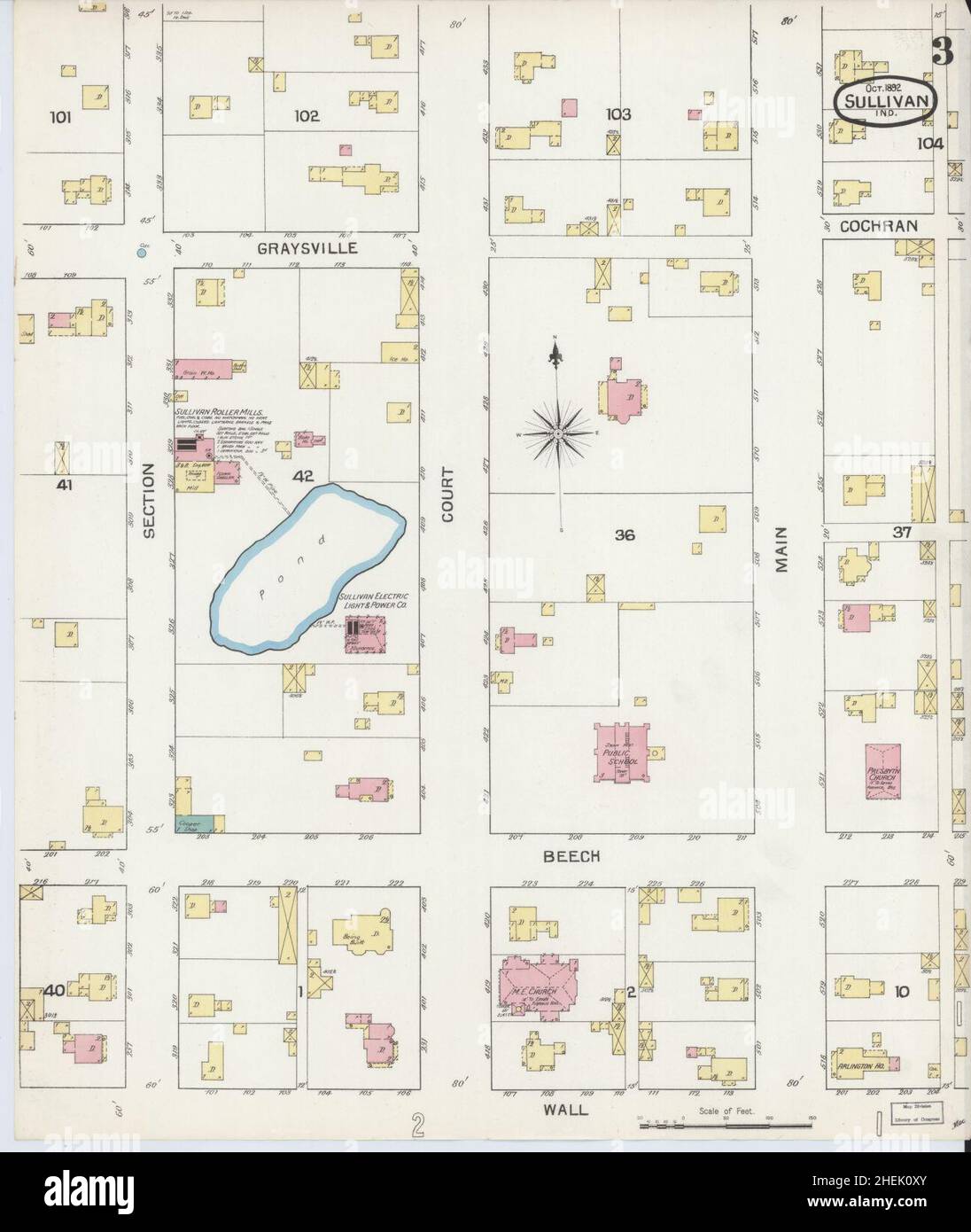 Map of sullivan hi-res stock photography and images - Alamy