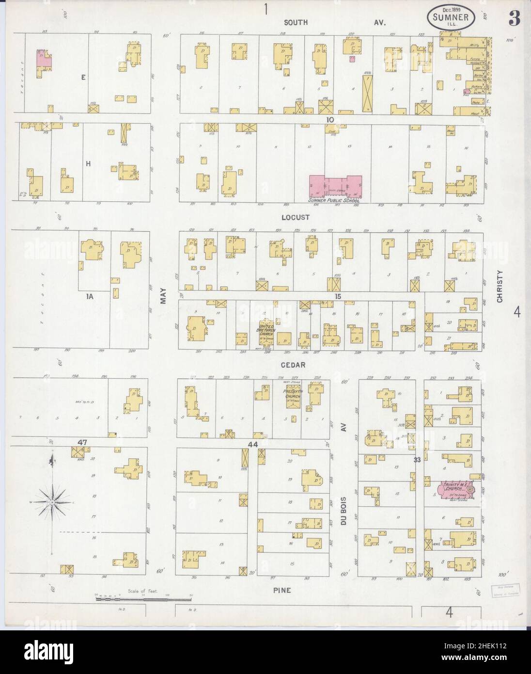 Map of sumner hi-res stock photography and images - Alamy