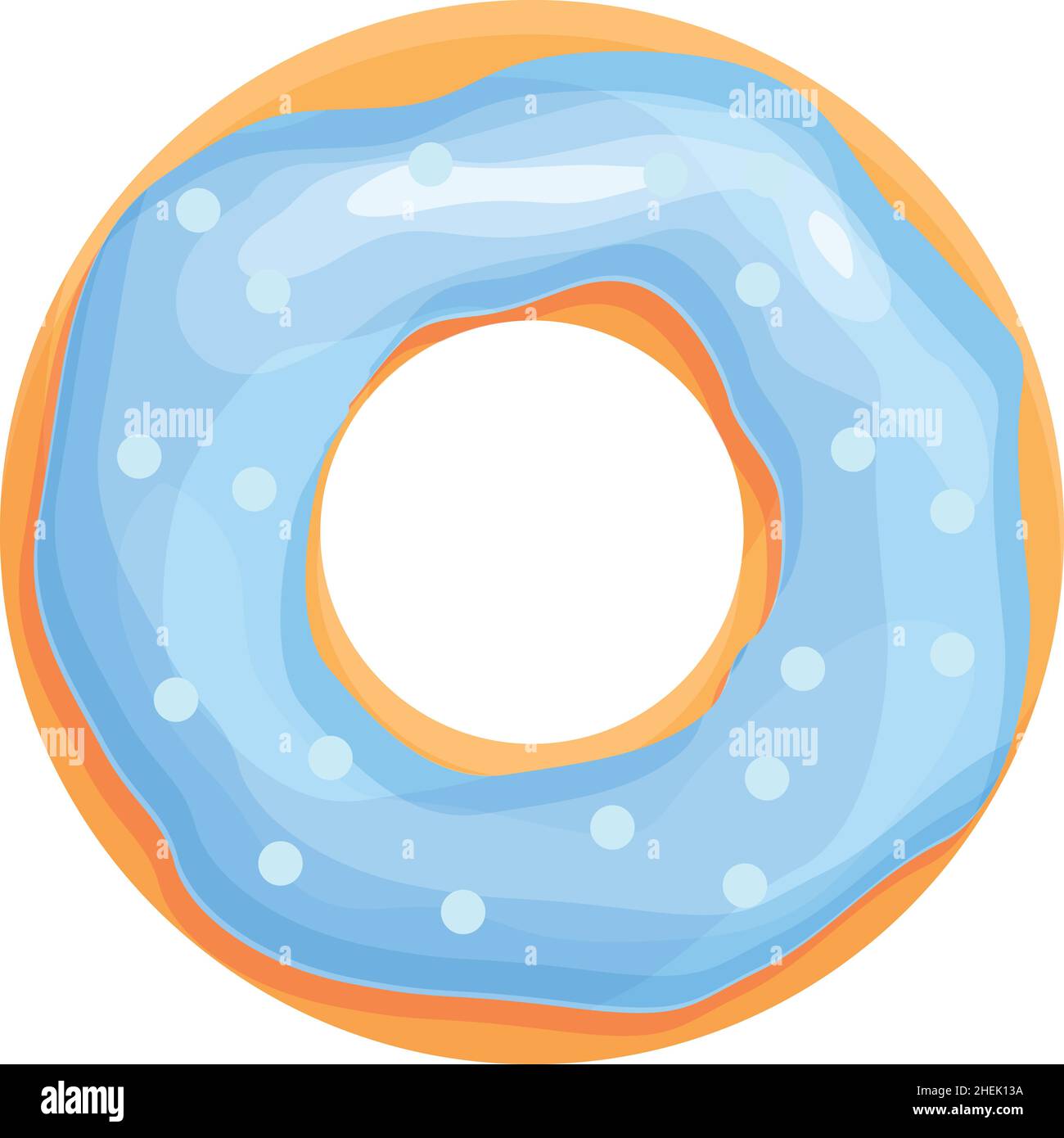 Hole donut icon cartoon vector. Sweet food. Colorful donut Stock Vector ...