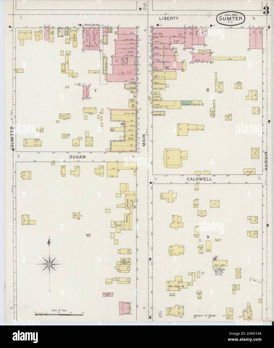Sumter south carolina map hi-res stock photography and images - Alamy